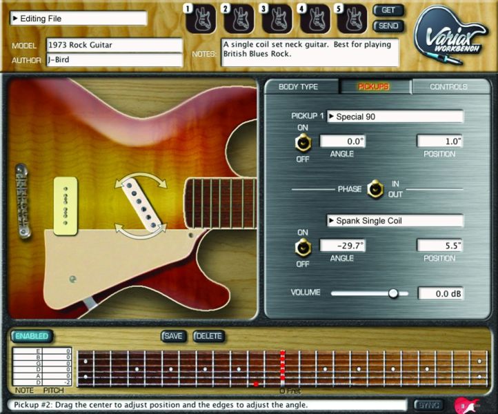 ギター好きうさぎのギターブログ: variax ギター